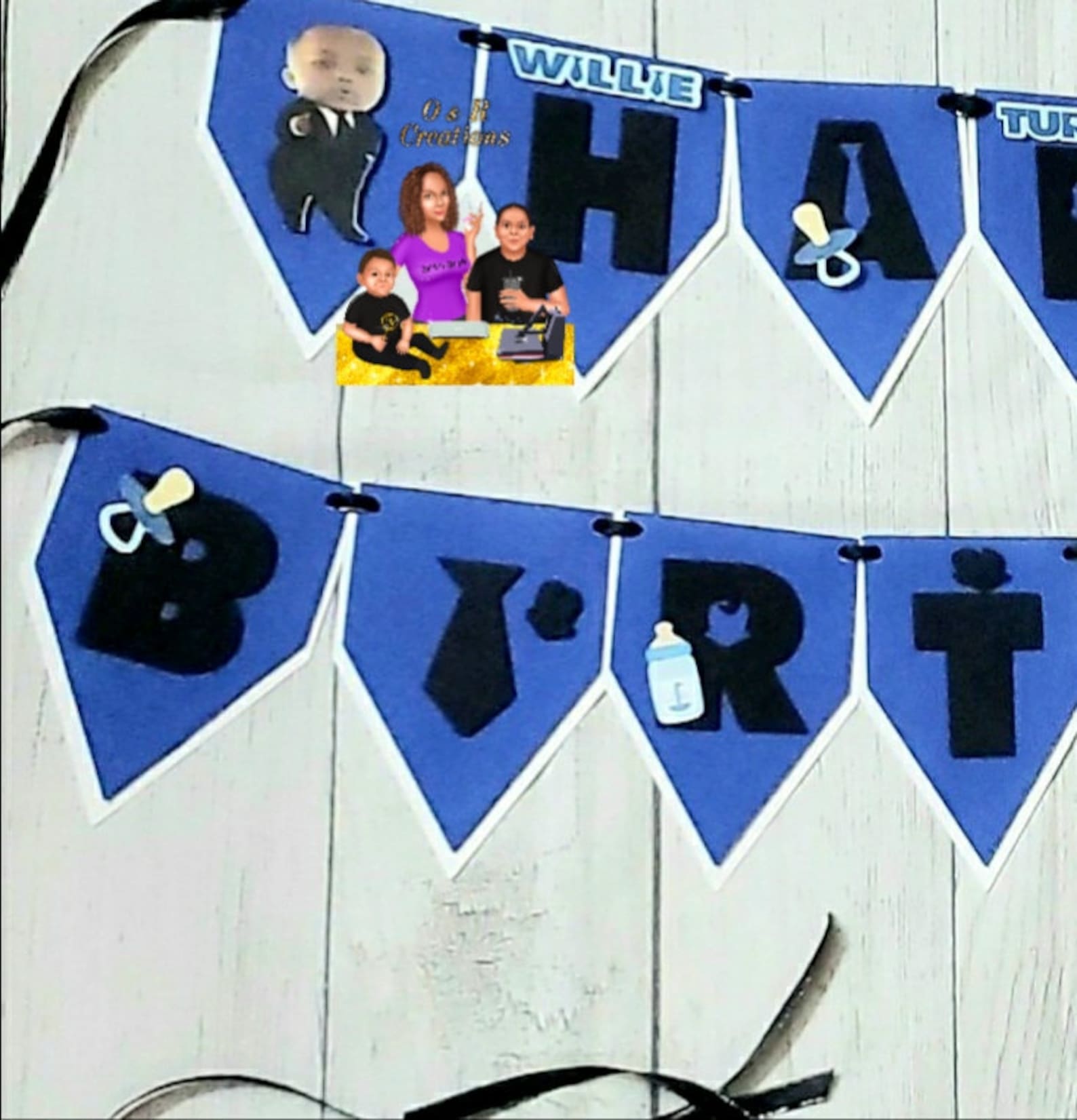 Boss Baby Birthday Banner Boss Baby Party Banner. Custom Boss - Etsy UK
