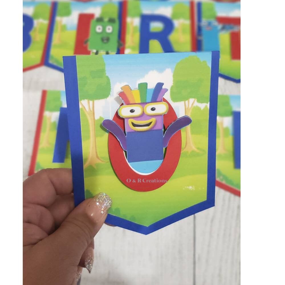 Numberblocks Banner Numberblocks Party Birthday Banner - Etsy Canada