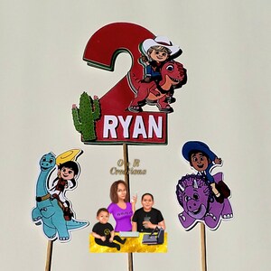 Dino Ranch Cake Topper Personalized Cake Topper Custom Cake | Etsy