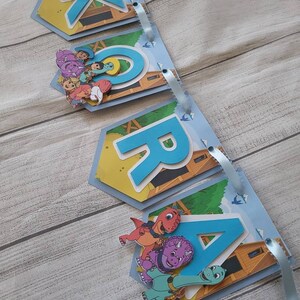 Dino Ranch Birthday Banner Dino Ranch Party Dinosaur Decorations - Etsy