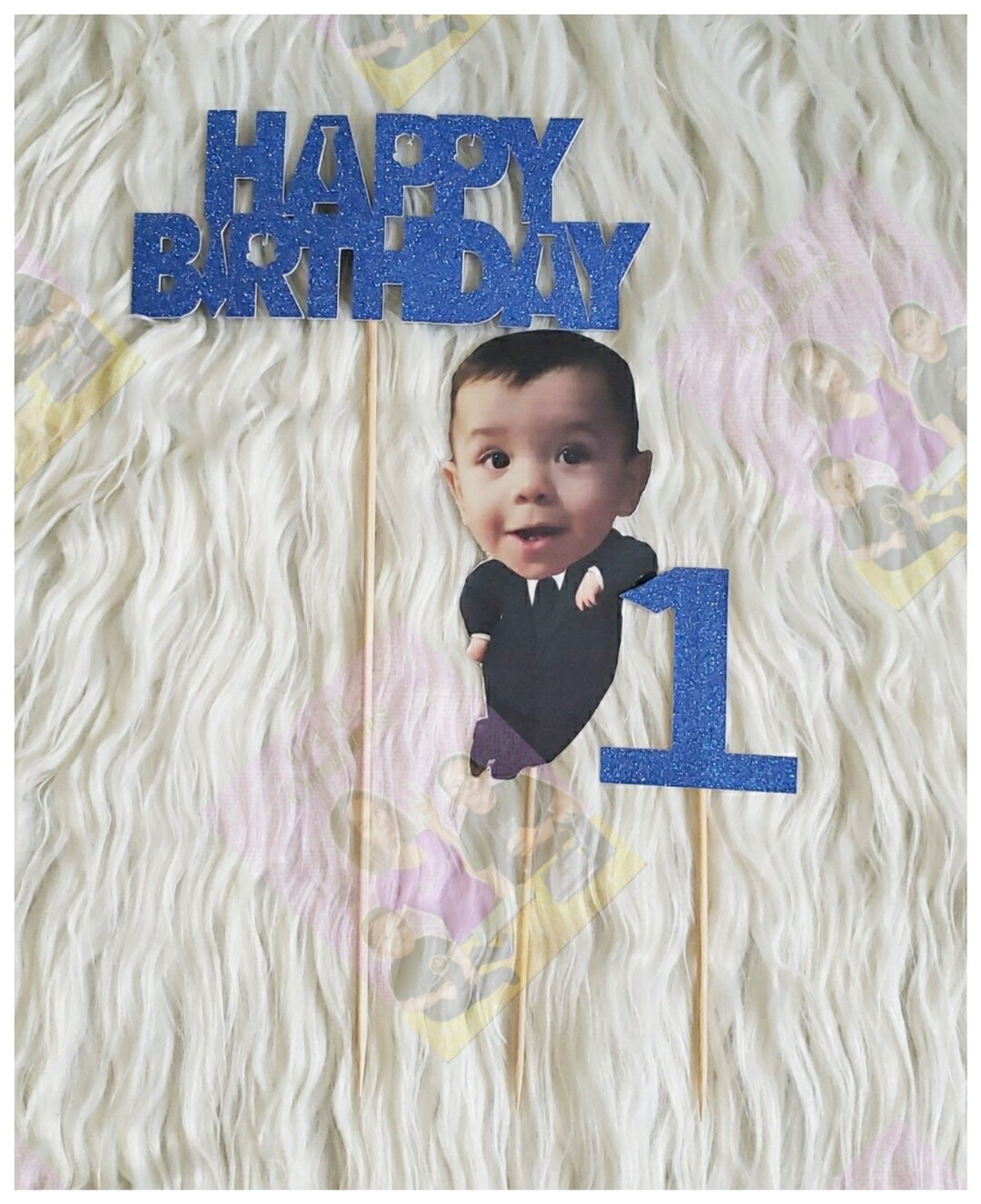 Custom Boss Baby Cake Topper, Personalized With Child's Face. Perfect ...