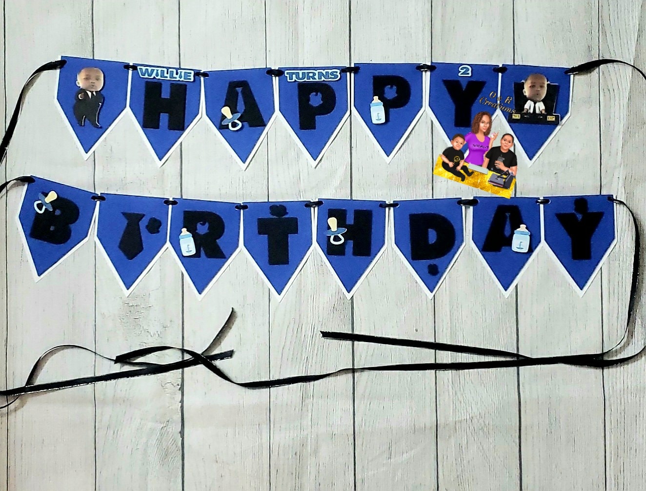 Boss Baby Birthday Banner Boss Baby Party Banner. Custom Boss - Etsy