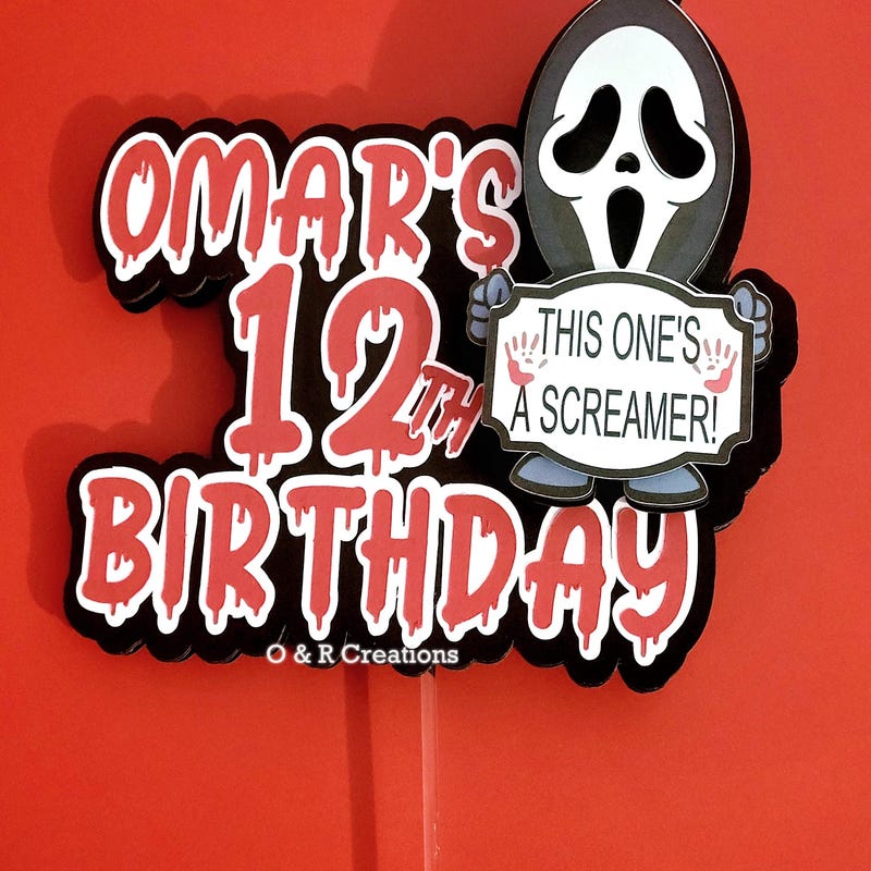 Horror Cake Topper - Etsy