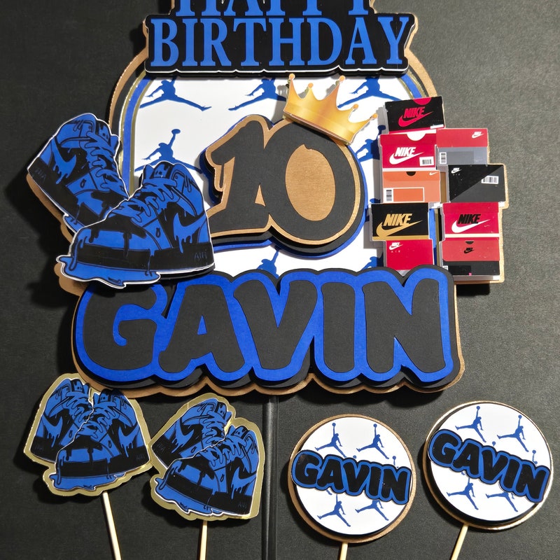 Jordan Cake Topper - Etsy