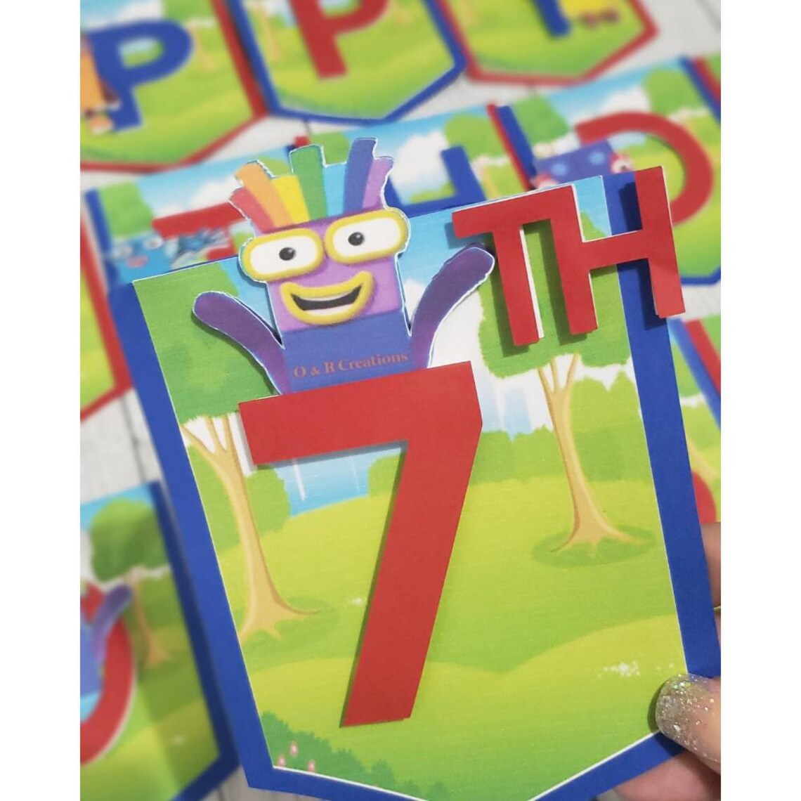Numberblocks Banner, Numberblocks Party, Birthday Banner - Etsy