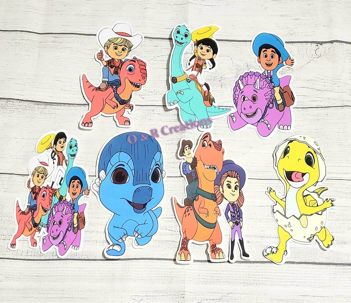 Dino Ranch Inspired Cut Out Centerpieces. Dino Ranch | Etsy