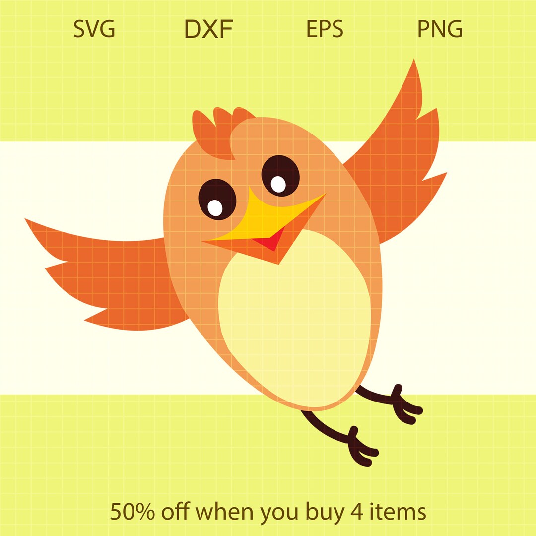 Bird SVG File, Bird Clipart, Birds SVG Files for Cricut, Silhouette ...