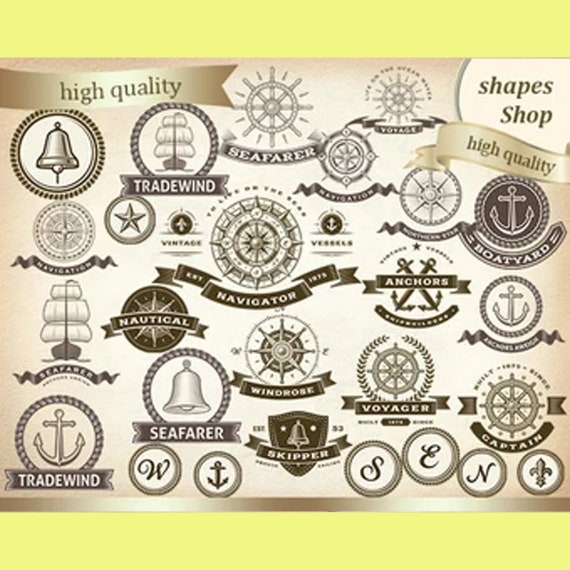 Compass Clipart Digital Compass Navigation Clip Art Compasses - Etsy