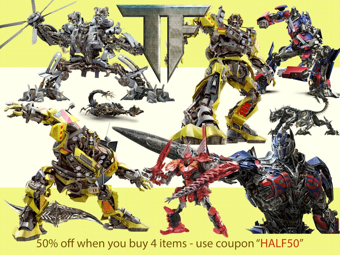 Transformers Clipart PNG Transformers Digital Graphic Image ...