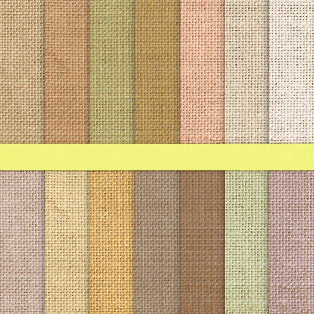 Burlap Digital Paper, Linen, Rustic Scrapbooking, Jute Texture in Earth ...