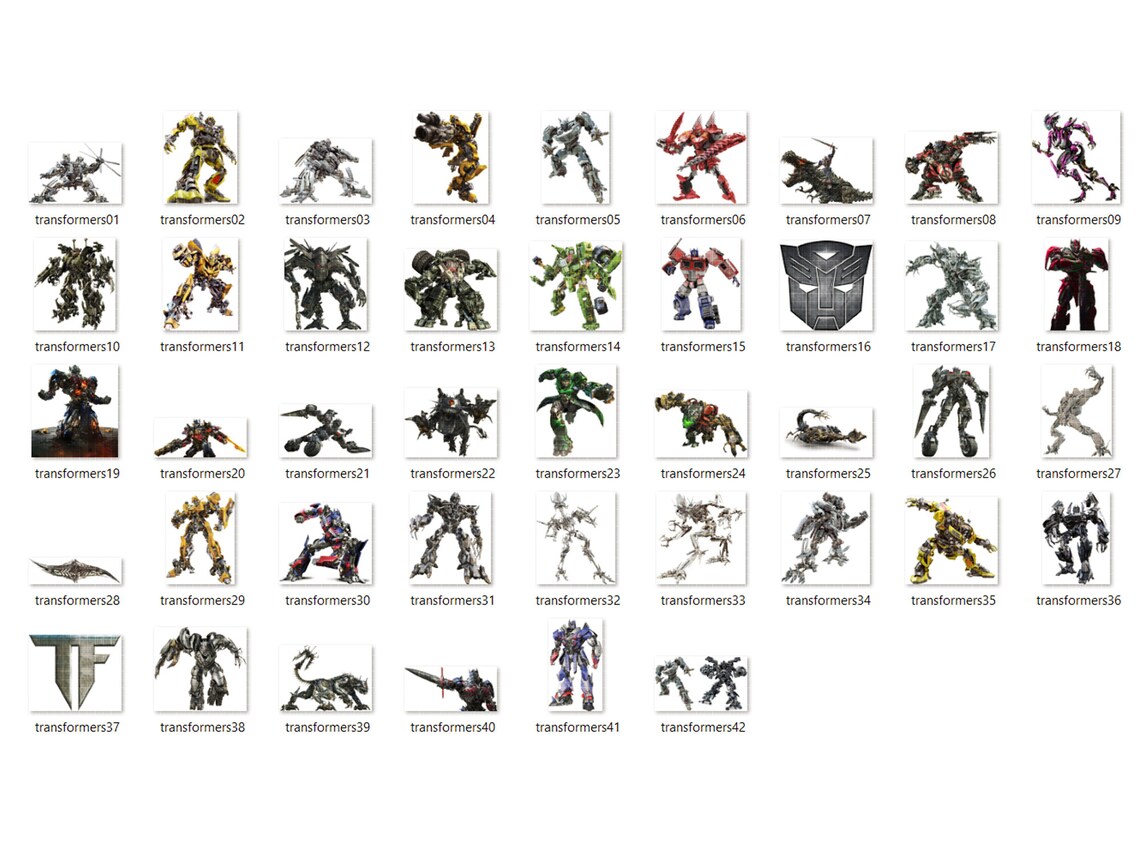 Transformers Clipart PNG Transformers Digital Graphic Image ...