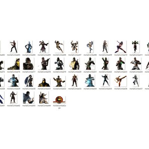 Mortal Kombat Clipart PNG Kombat Digital Graphic Image Mortal Clip Art ...