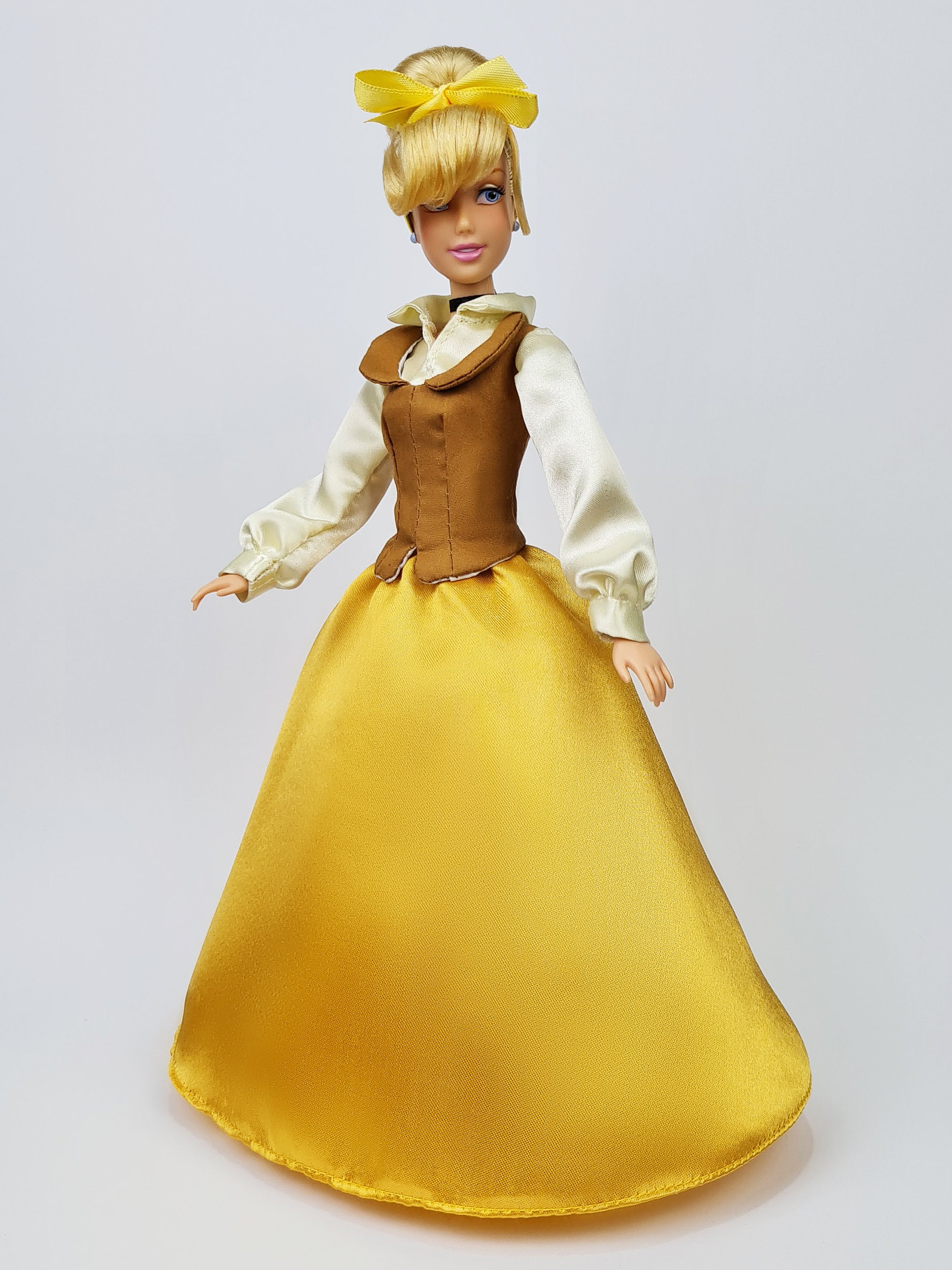 Cinderella 3 Inspired Gold Outfit for 11.5 Inches / 30 Cm - Etsy
