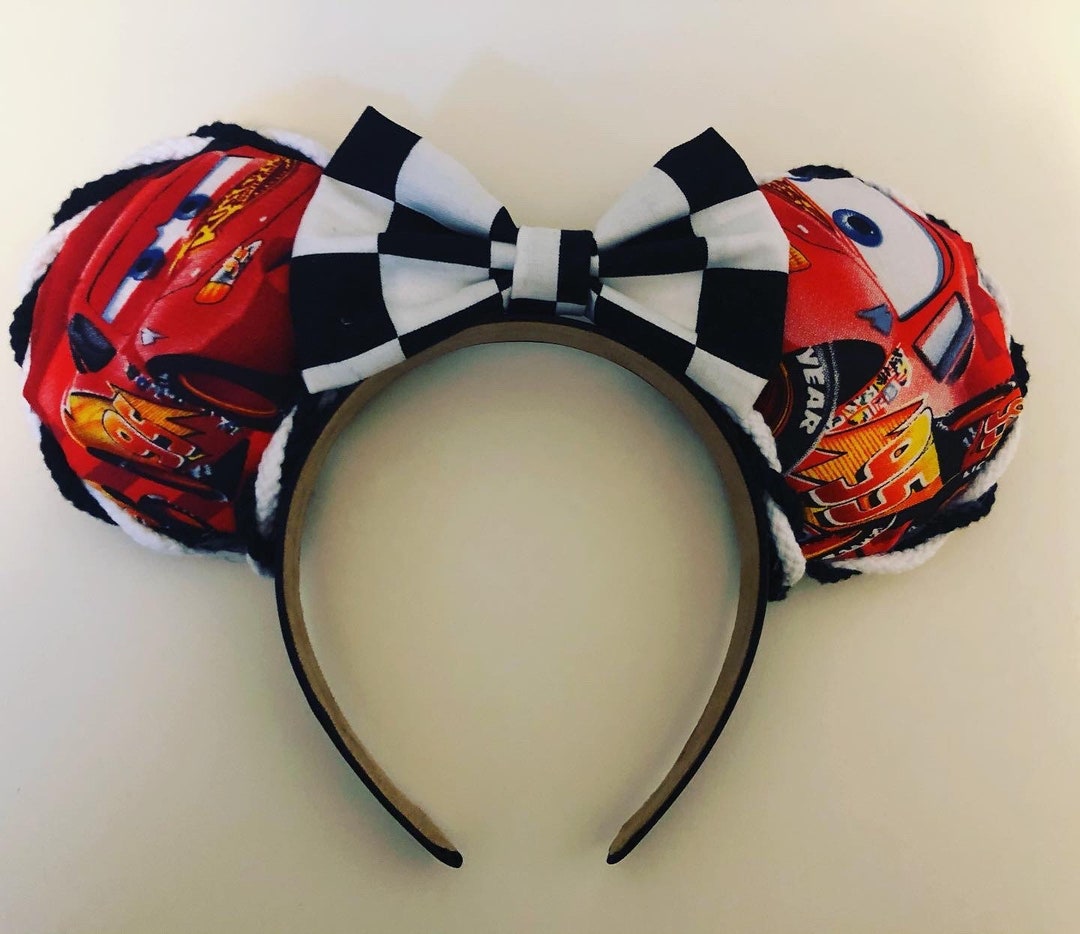 Lightning Race Car Ears - Etsy