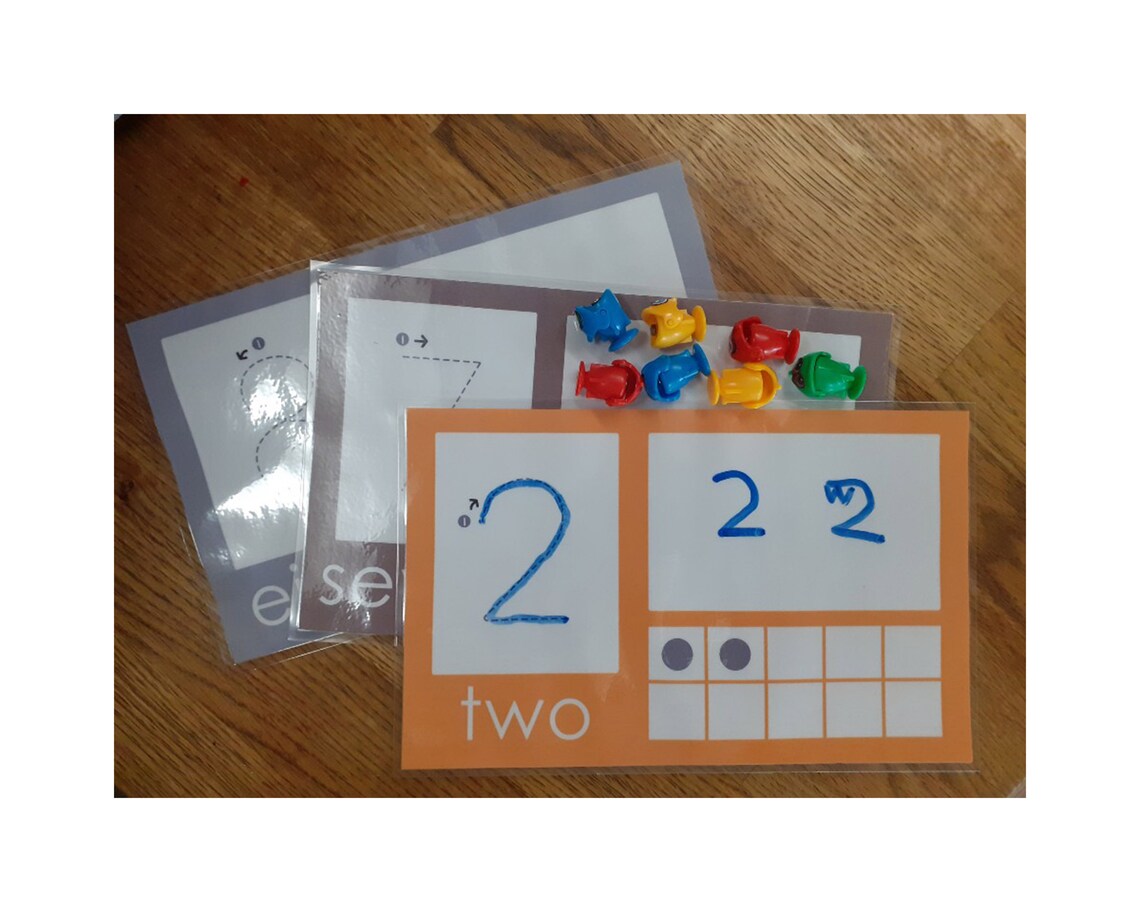 Number Cards for Kids | Preschool Math Game | Learning Tool | Counting ...