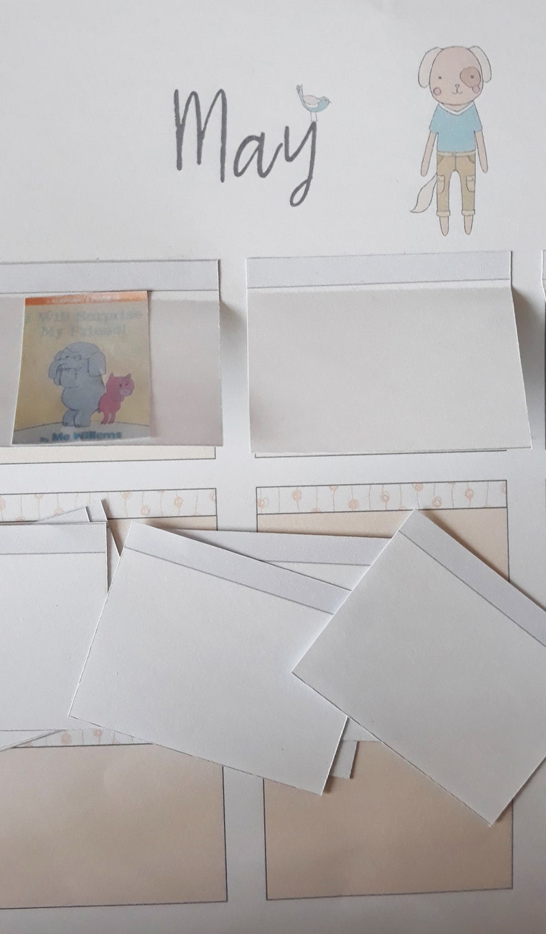 Monthly Reading Log | Printable Book 12 Challenge | Kids Reading ...