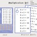 Multiplication Cards and Practice Sheets Printable Skip - Etsy