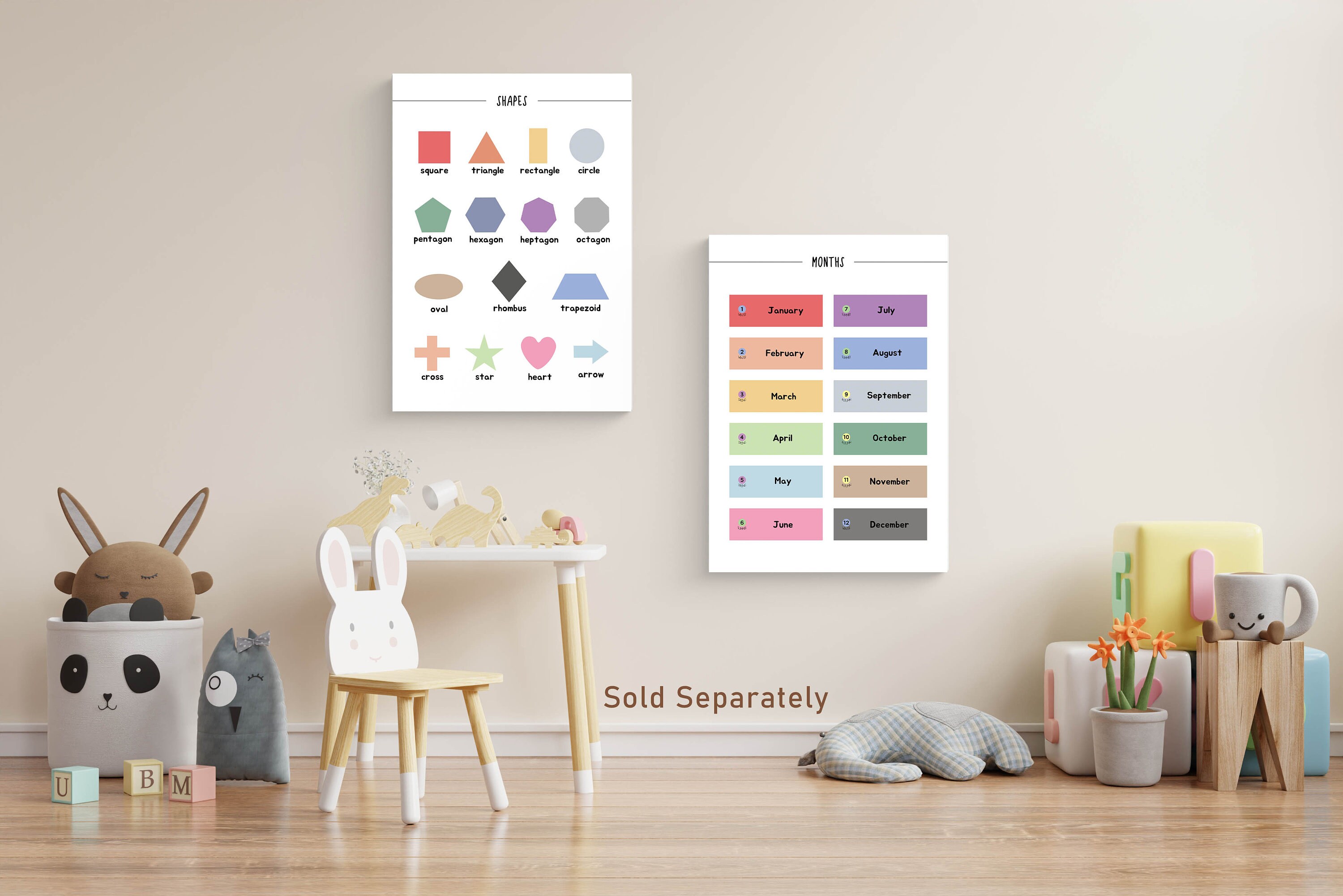 Rainbow Months of the Year Poster | Months Printable | Homeschool ...