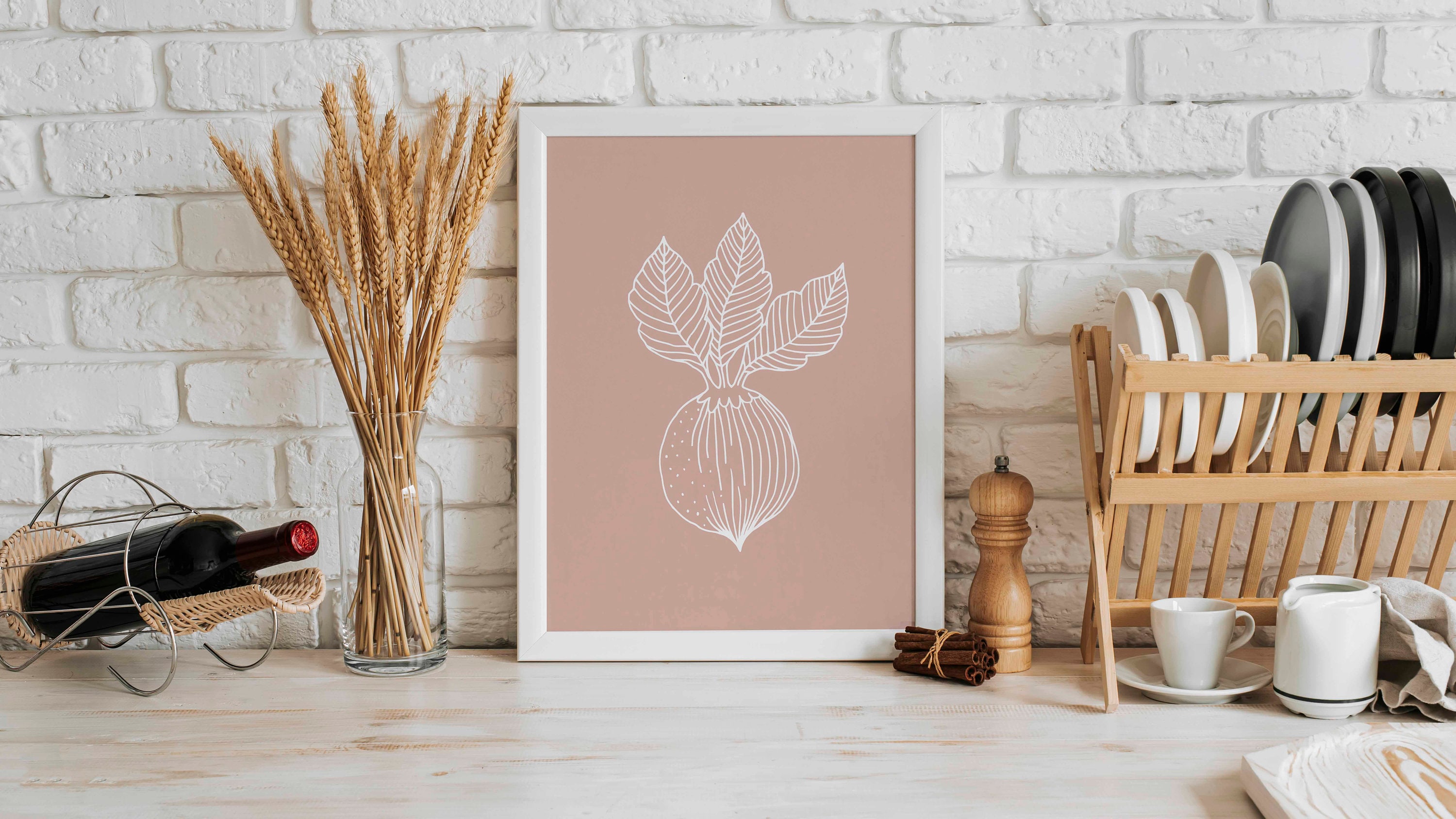 Beet Poster | Beet Prints | Printable Food Wall Art | Kitchen Decor ...