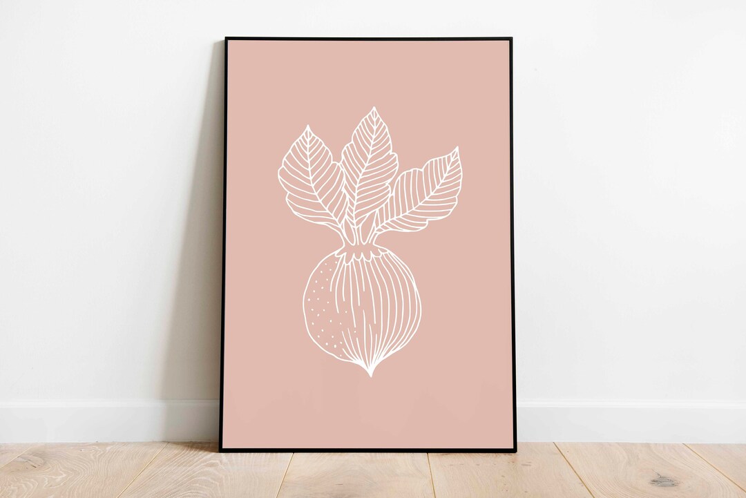 Beet Poster | Beet Prints | Printable Food Wall Art | Kitchen Decor ...