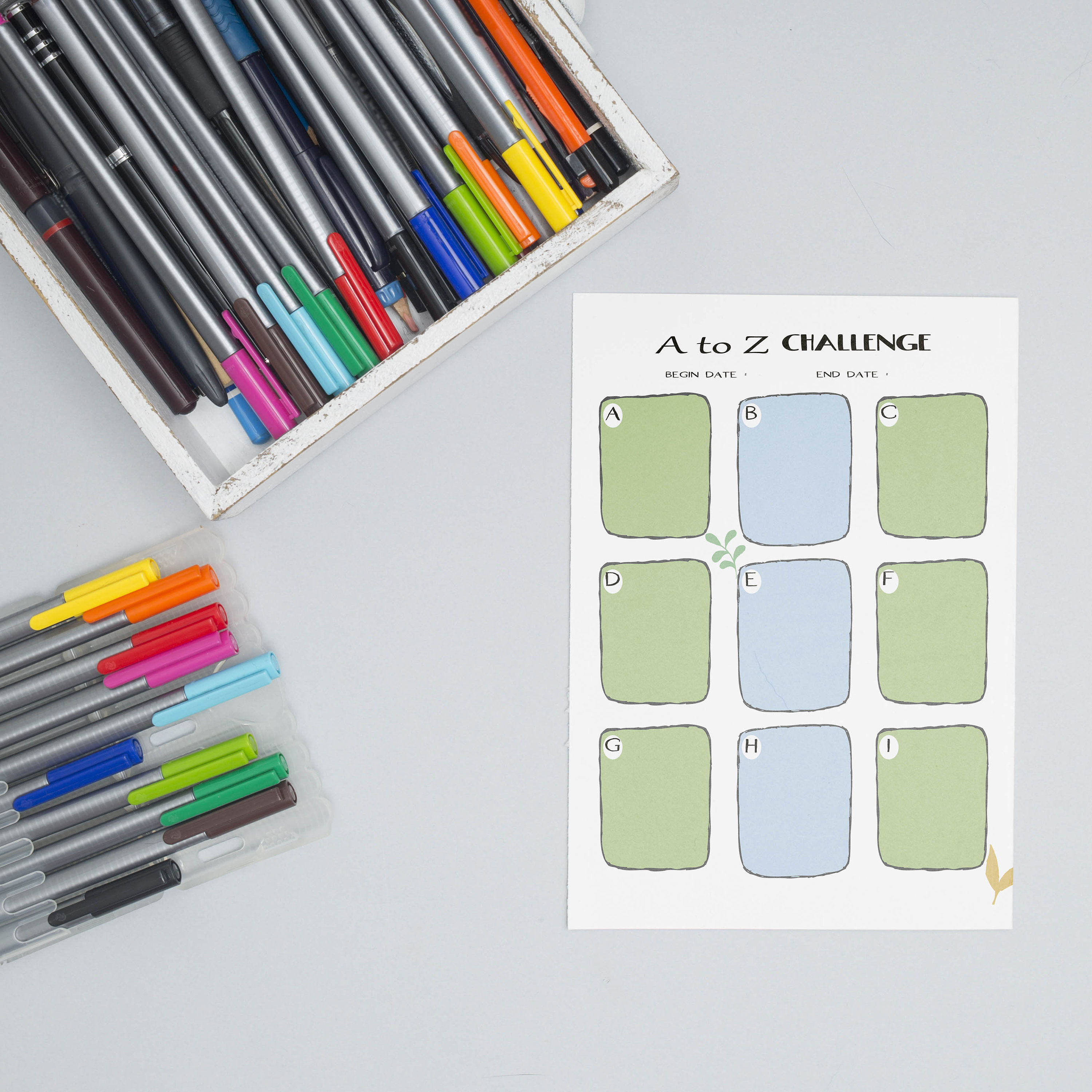 Printable A to Z Challenge for Kids Reading Journal for Kids - Etsy