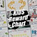 Fall Reward Chart for Kids | Printable Reward Chart | Autumn Sticker ...
