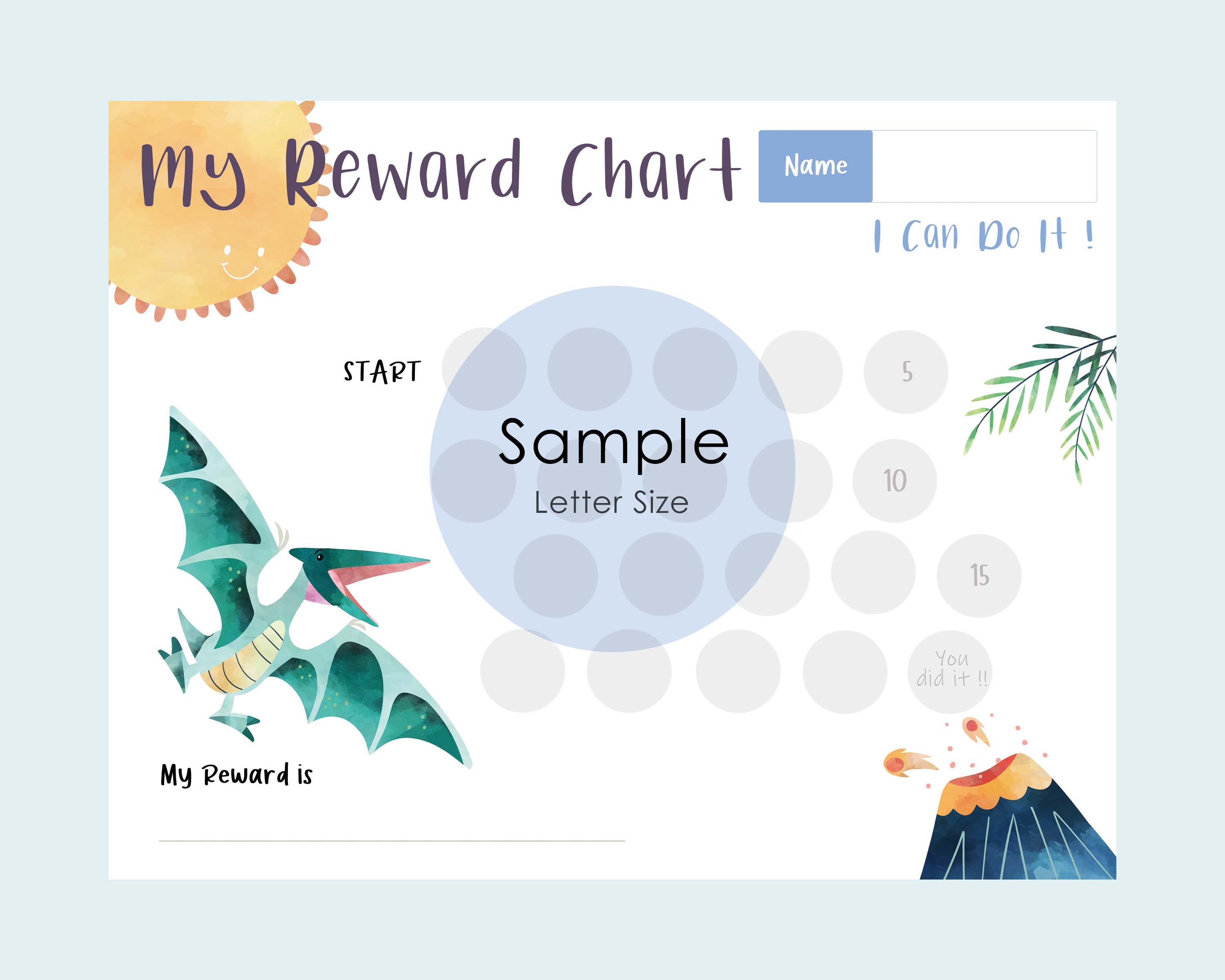 Dinosaurs Reward Chart | Reward Chart for Boys | Toddler Reward Chart ...