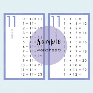 Montessori | Addition Chart | Addition Practice Worksheet | Printable ...