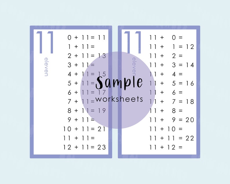 Montessori | Addition Chart | Addition Practice Worksheet | Printable ...