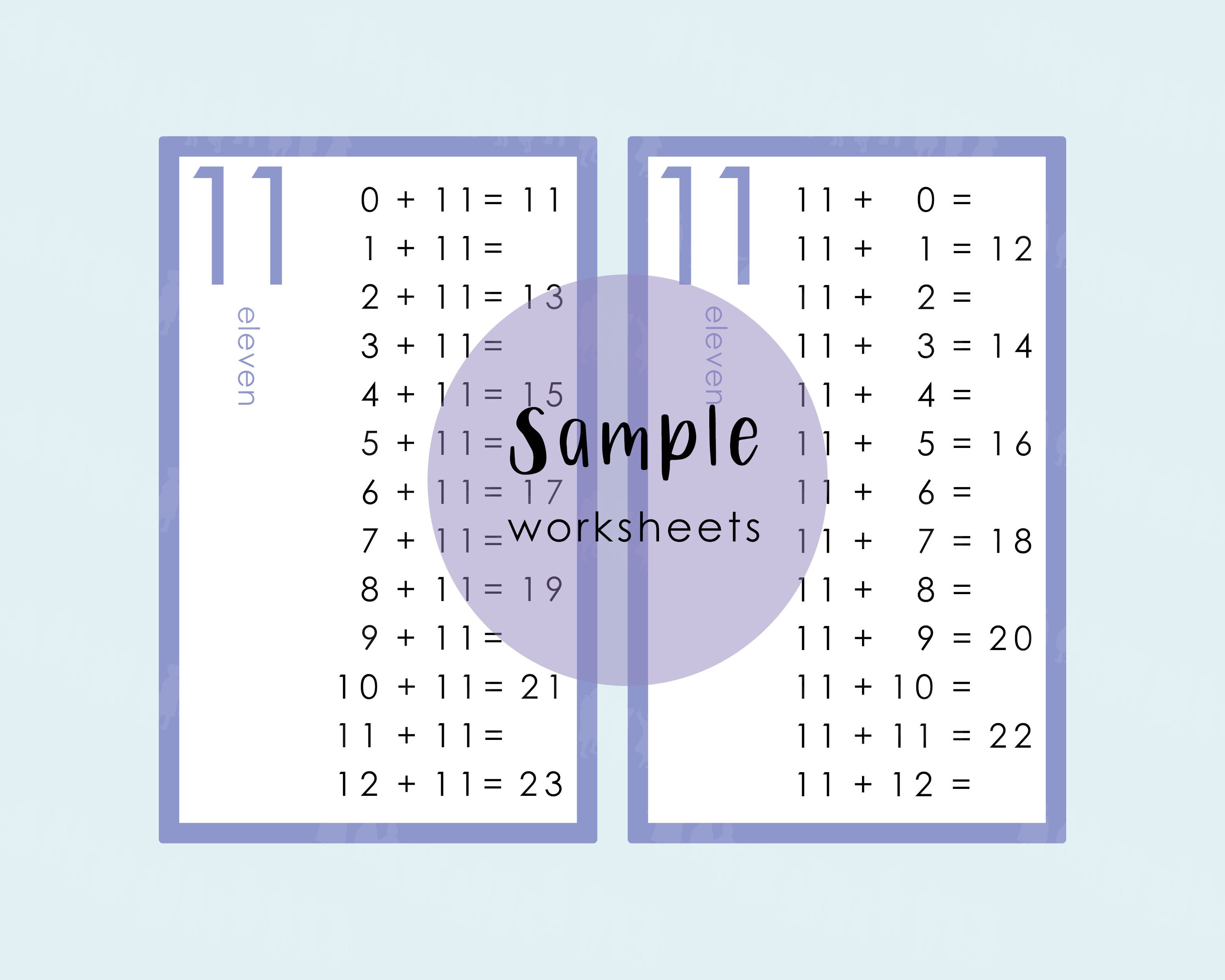 Montessori | Addition Chart | Addition Practice Worksheet | Printable ...