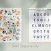 Alphabet Poster Printable Alphabet Wall Art Kids Wall Art ABC Poster ...
