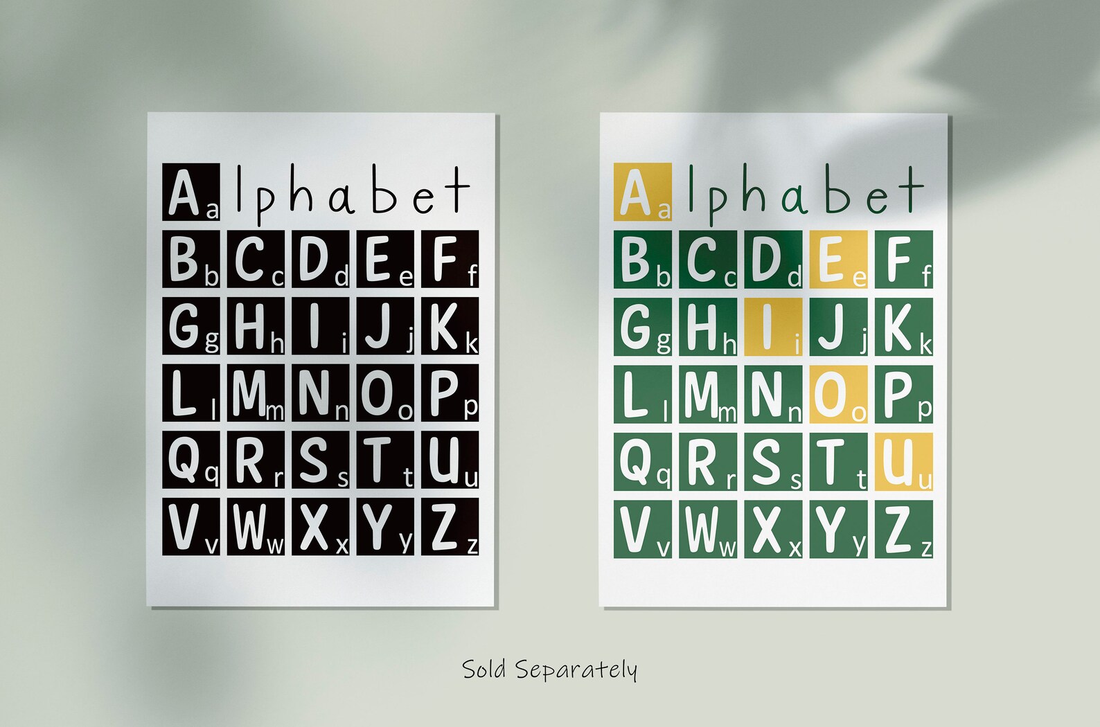 ABC Poster | Alphabet Poster for Kids | Nursery Decor | Educational ...