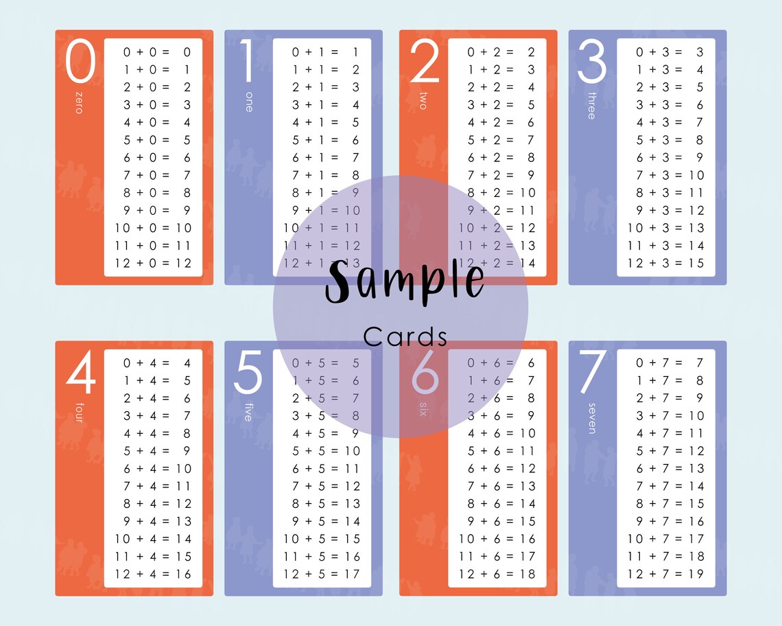 Montessori | Addition Chart | Addition Practice Worksheet | Printable ...