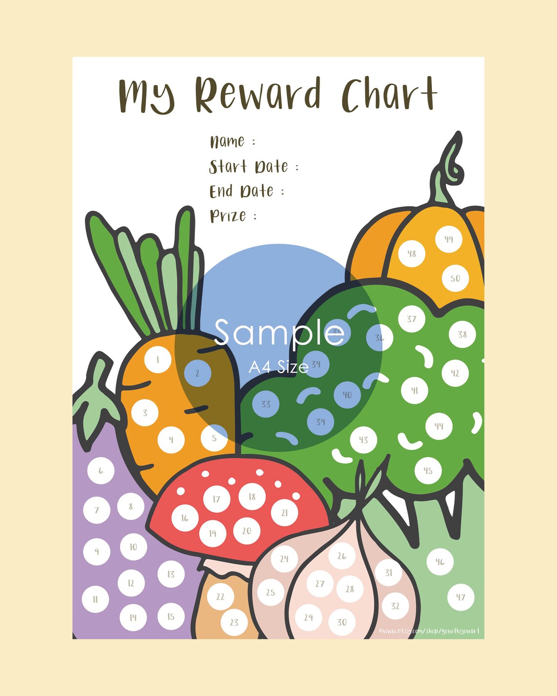 Healthy Eating Reward Chart | Vegetable Sticker Chart | Meal Chart ...