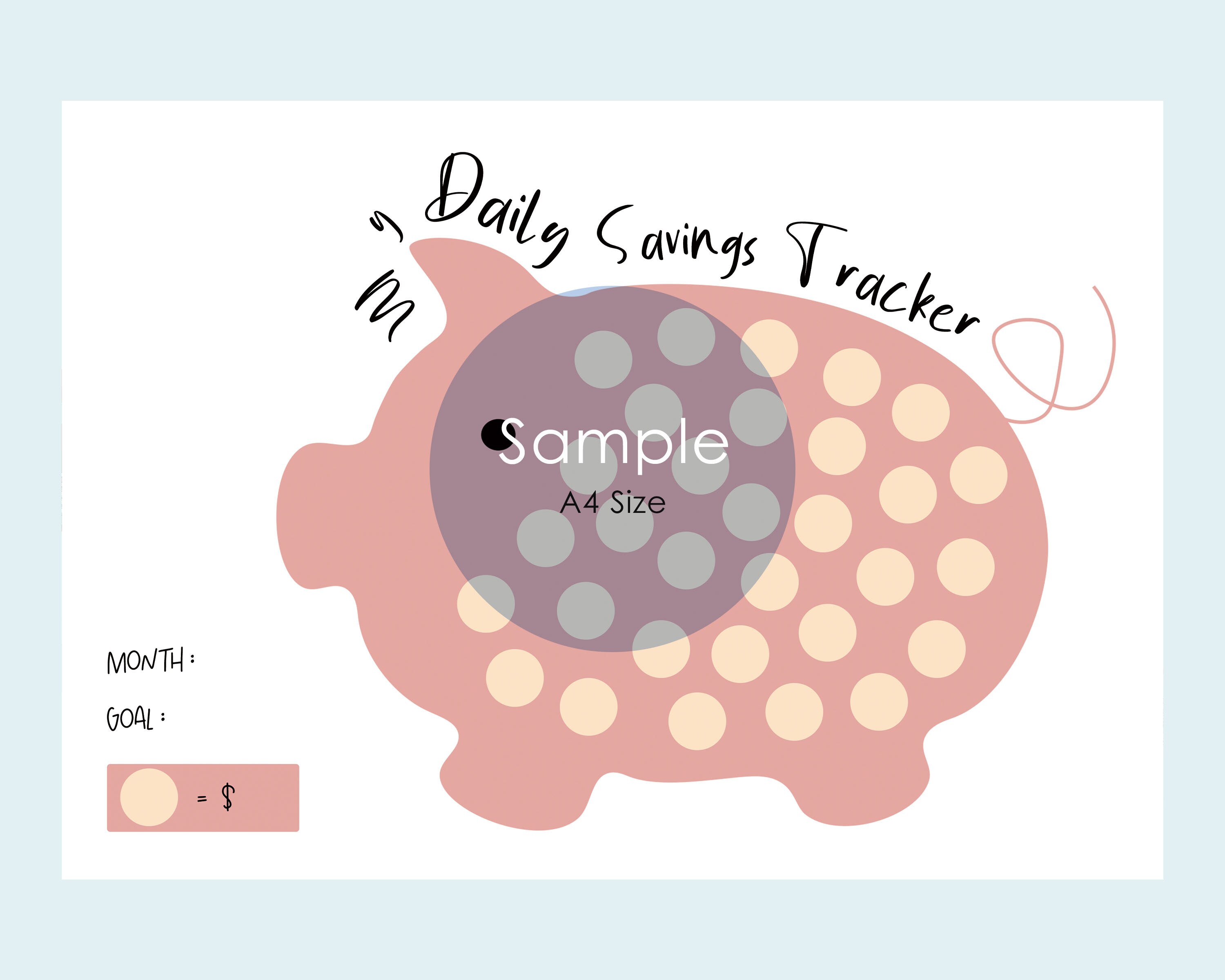 Savings Tracker for Kids Printable Money Saving Templates Money Tracker ...