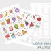 Beginning Sounds Matching Game Food Alphabet Game Preschool Curriculum ...