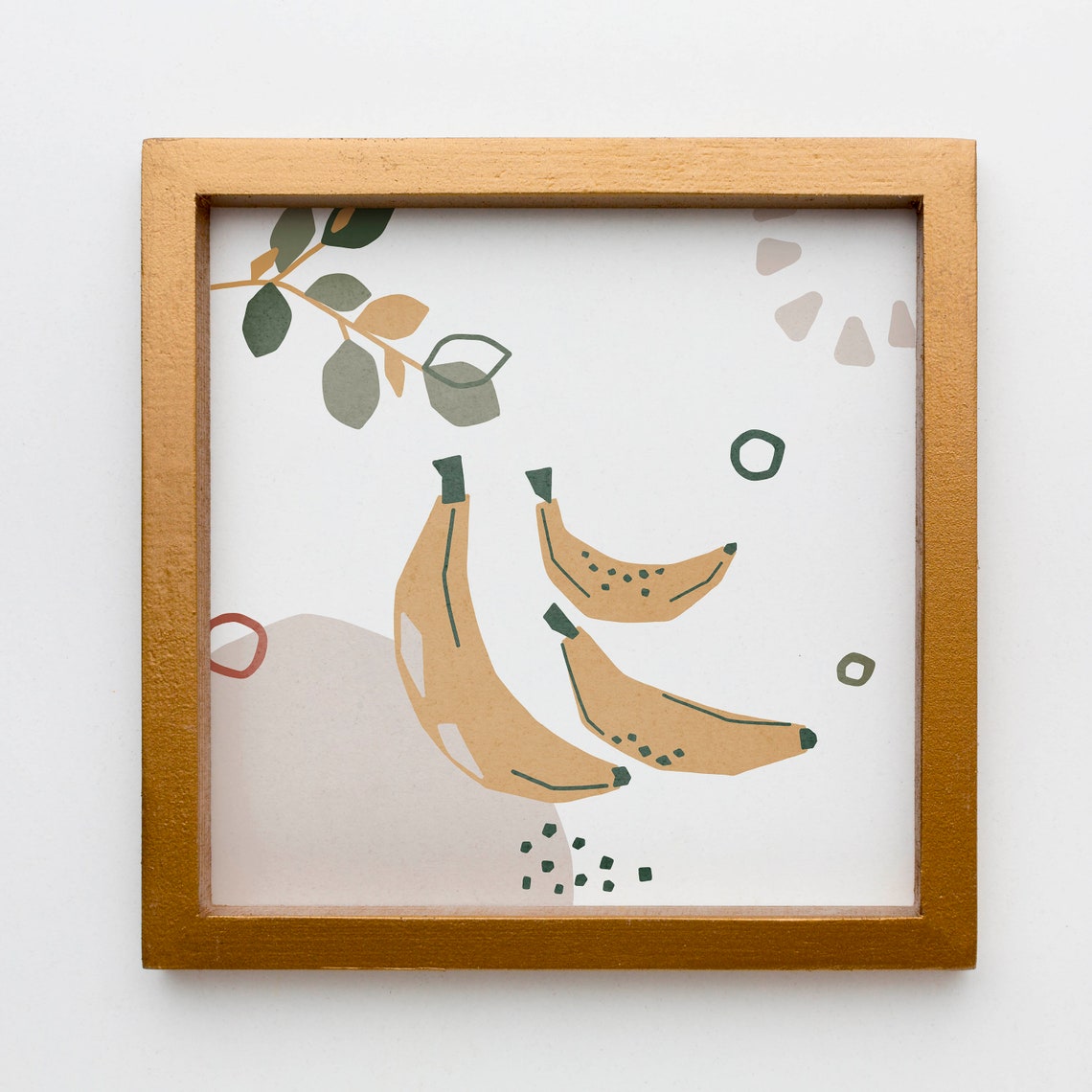 Abstract Banana Wall Art Printable Food Art Kitchen Decor - Etsy