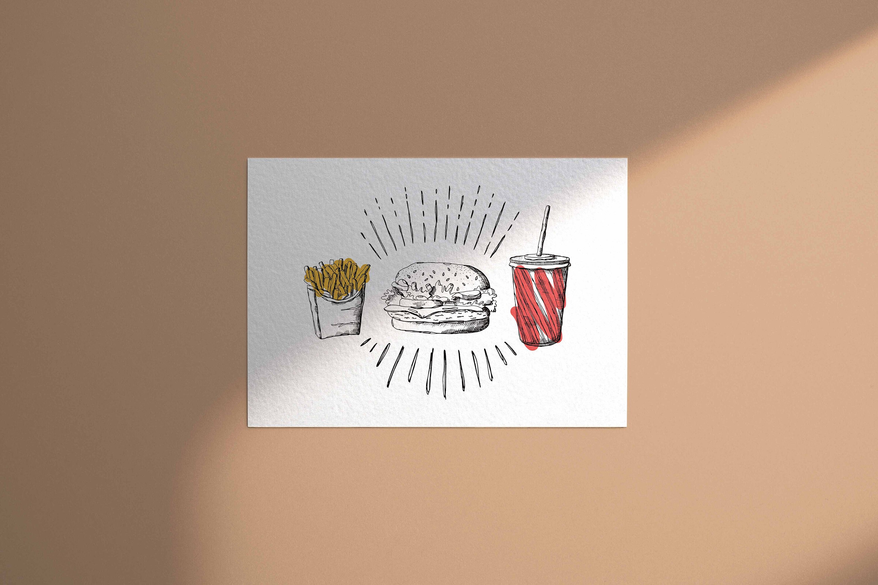 Hamburger Poster Printable Wall Art Food Art Burger Print Hamburg Home ...