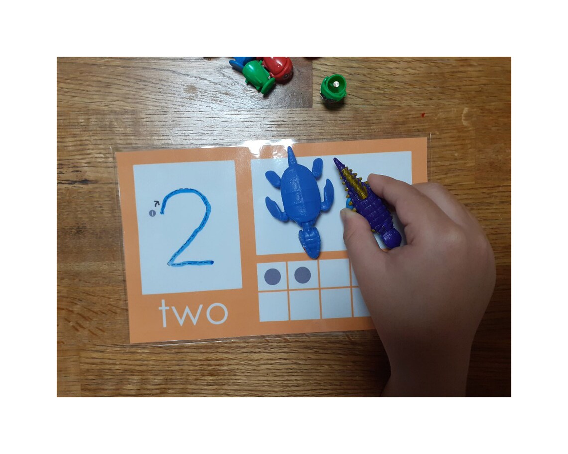 Number Cards for Kids | Preschool Math Game | Learning Tool | Counting ...