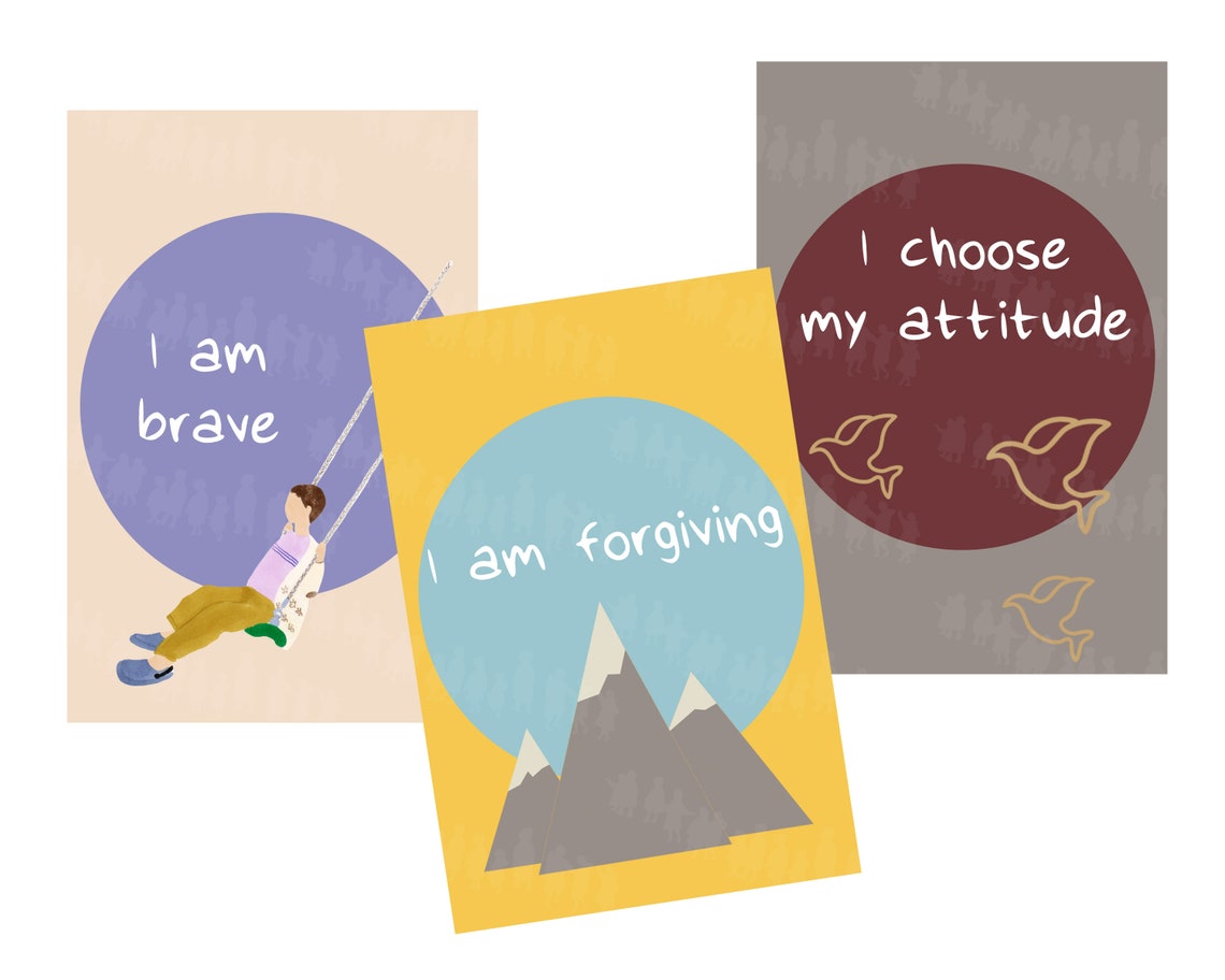 Positive Affirmation Cards for Kids Printable Affirmation - Etsy