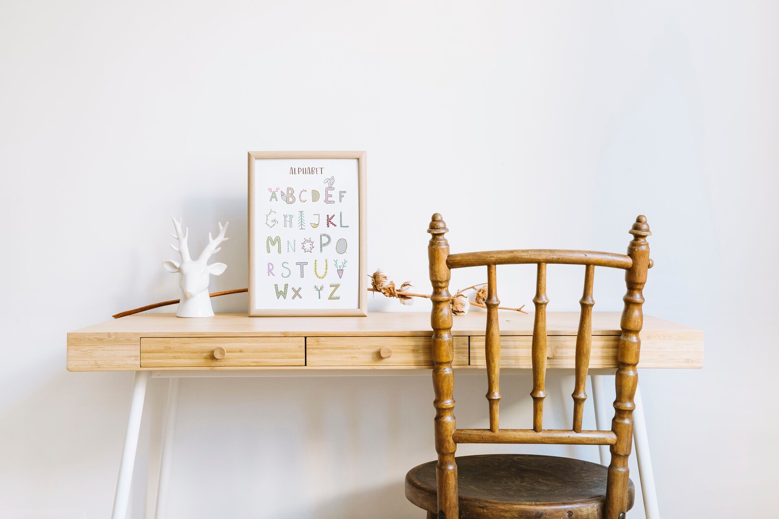 A to Z Alphabet Poster ABC Wall Art Alphabet Print - Etsy