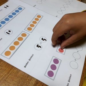 Montessori Math Activities | Making Numbers | Adding 3 Numbers | First ...