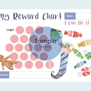 Winter Reward Chart Printable Reward Chart Reward Chart for KIDS ...