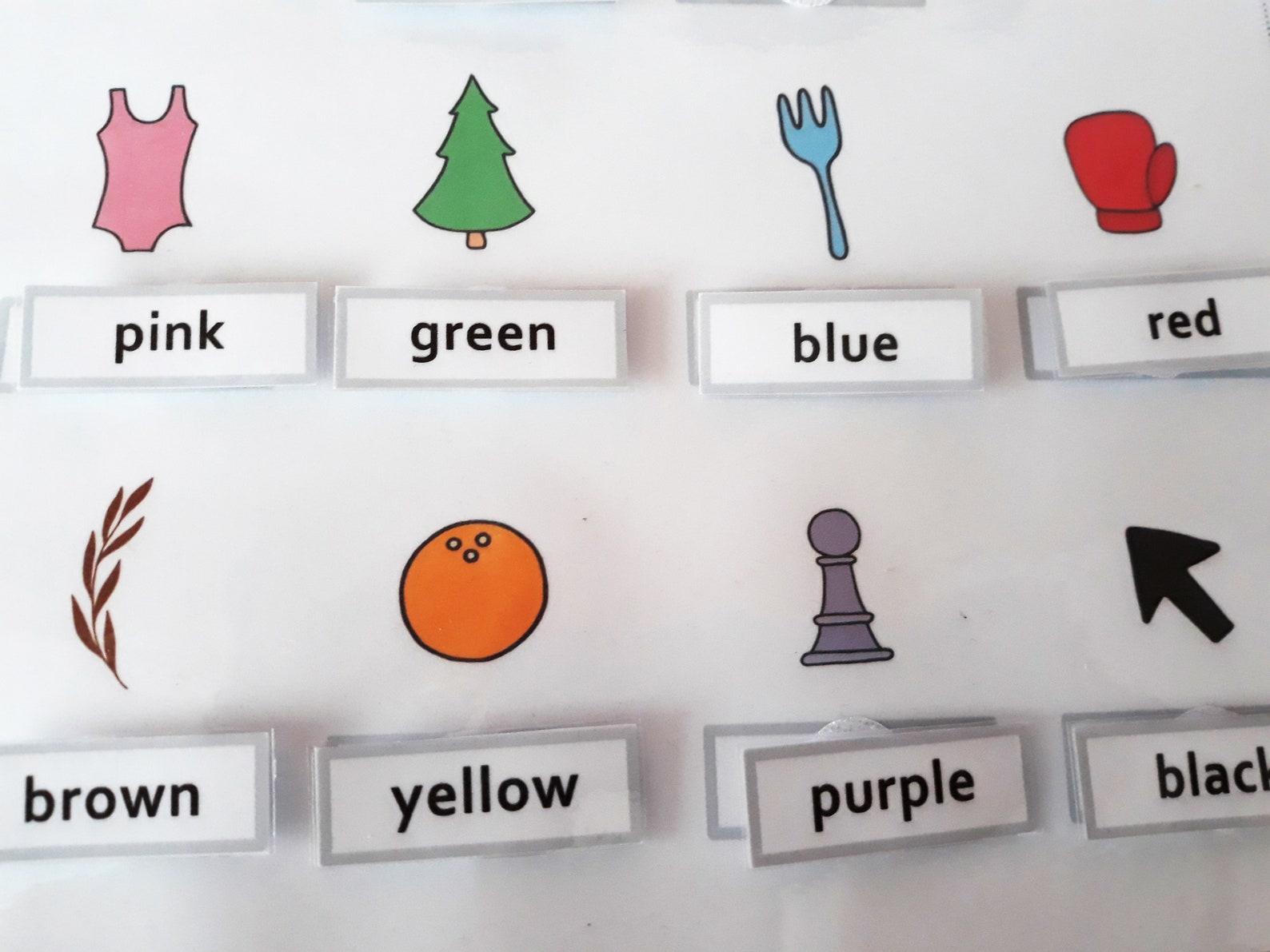 Color Name Matching Game for KIDS | Pre-k Color Print | Educational ...