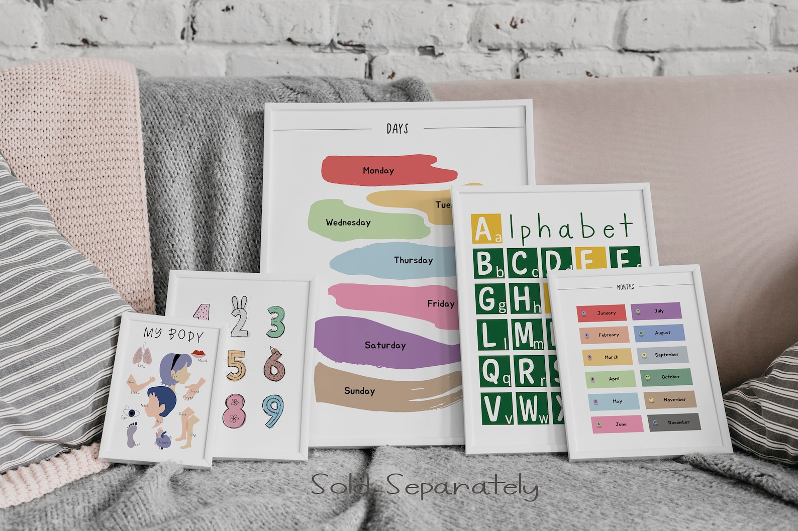 Colorful Days of the Week Printable Poster | Learning Poster | Home ...