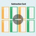 Montessori | Subtraction Chart | Subtraction Worksheets | Math Skills ...