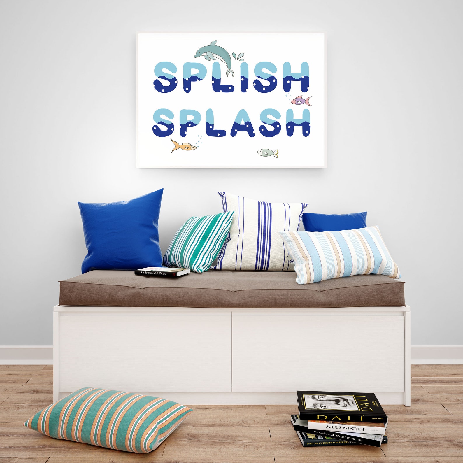 Splish Splash Wall Art Nursery Wall Art Splash Art Print Printable Wall ...