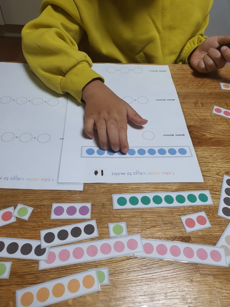 Montessori Math Activities | Making Numbers | Adding 3 Numbers | First ...