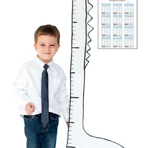 Growth-height & Weight-chart | Monthly KIDS Body Tracker | Printable ...