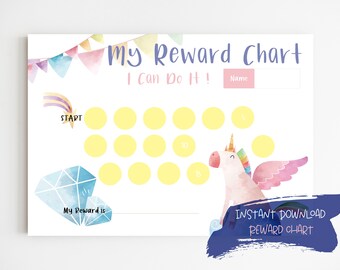 10 Punch Reward Card Printable Good Behavior Punch Card - Etsy